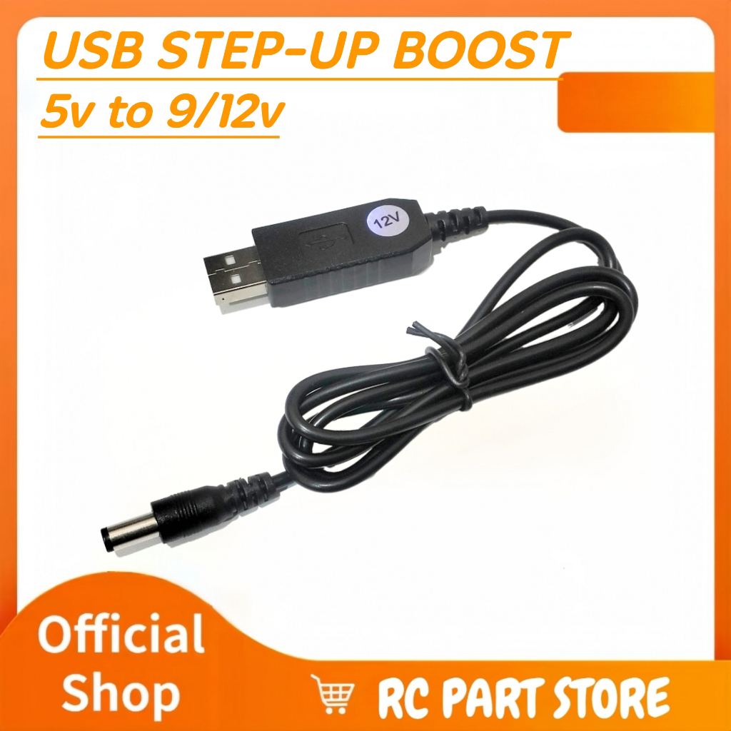 Jual Kabel Step Up USB 5v To 12v DC Power Supply Charger Converter ...