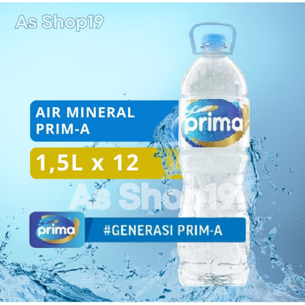 Jual Air Mineral Prima 1,5 Liter isi 12 botol - Kemasan Botol Pelastik ...