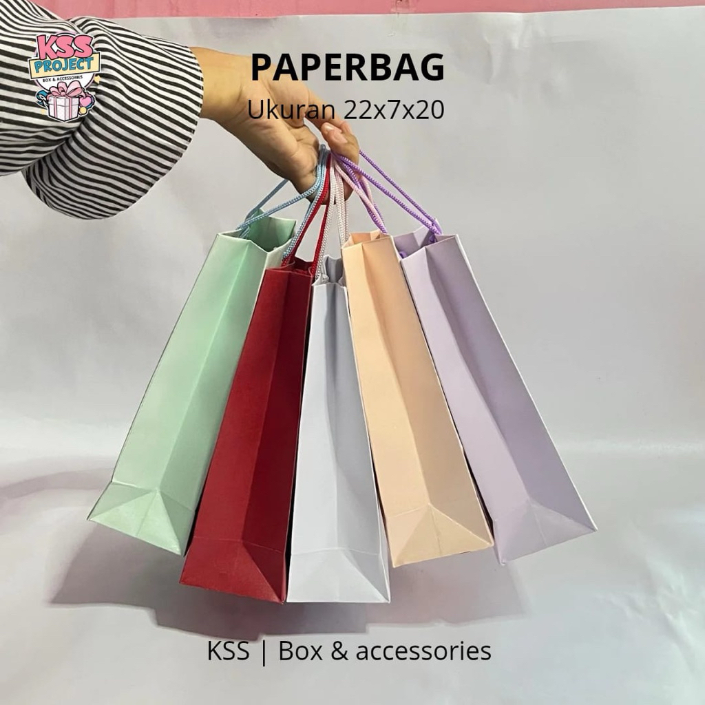 Jual Paper bag / tas kertas / paper bag kado / paper bag polos | Shopee ...