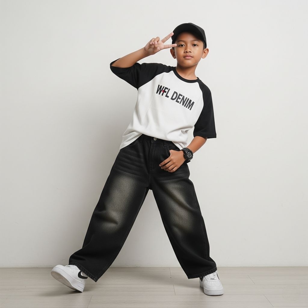 Jual Celana Jeans Skena Anak Tanggung - Celana Jeans Gombrong Anak Umur 7 Tahun Sampe 15 Tahun ...