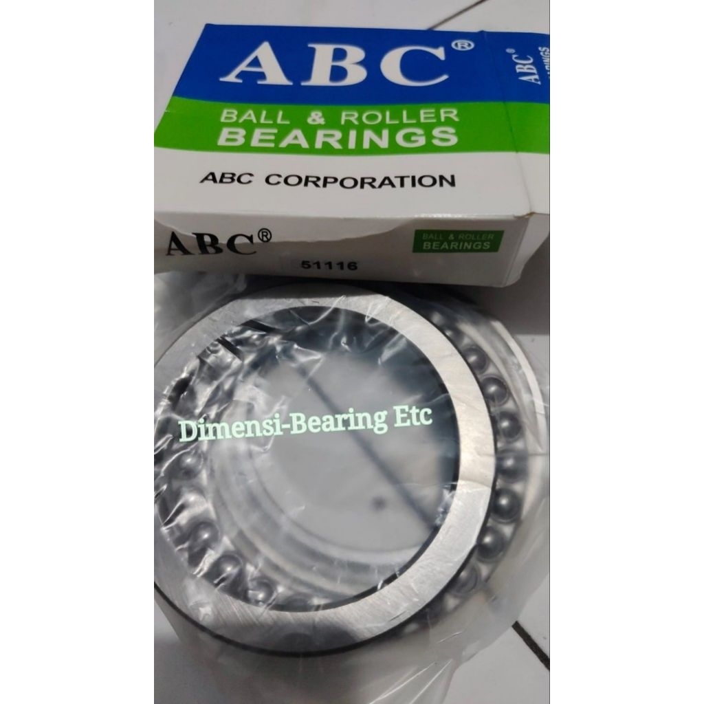 Jual 51116 ABC TRUST BALL BEARING | Shopee Indonesia