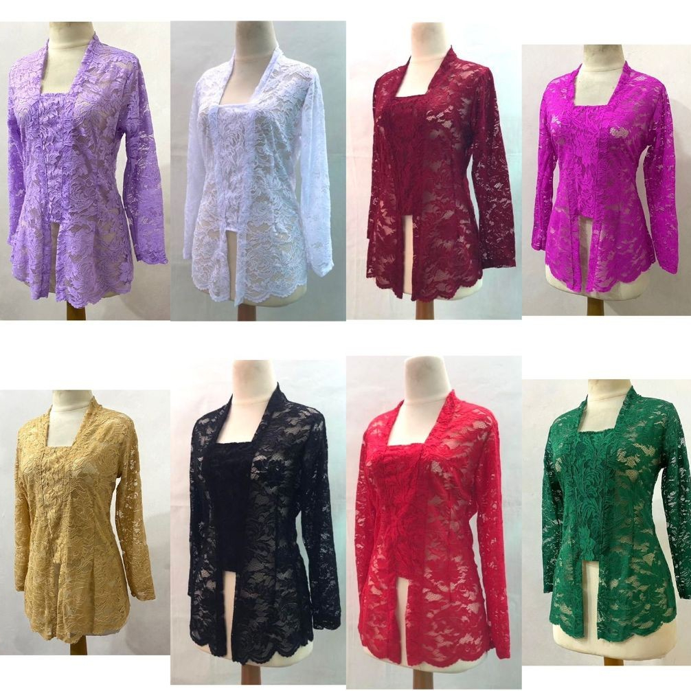 Jual Kebaya Bali Brokat Sofia Bed Kutu Baru Atasan Tradisional Modern ...