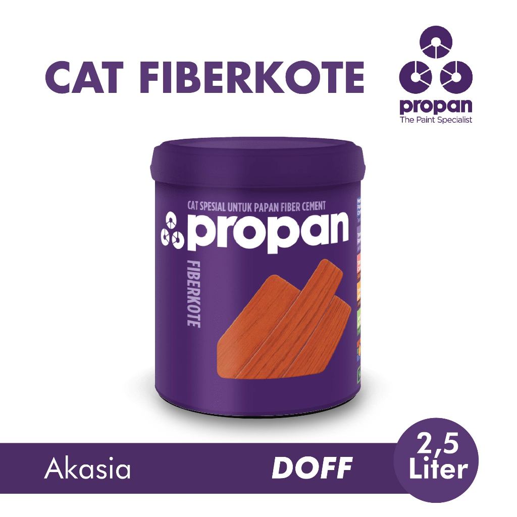 Jual Cat Propan Fiberkote / Akasia DOF 1L / Cat Fibersemen / Lisplank ...