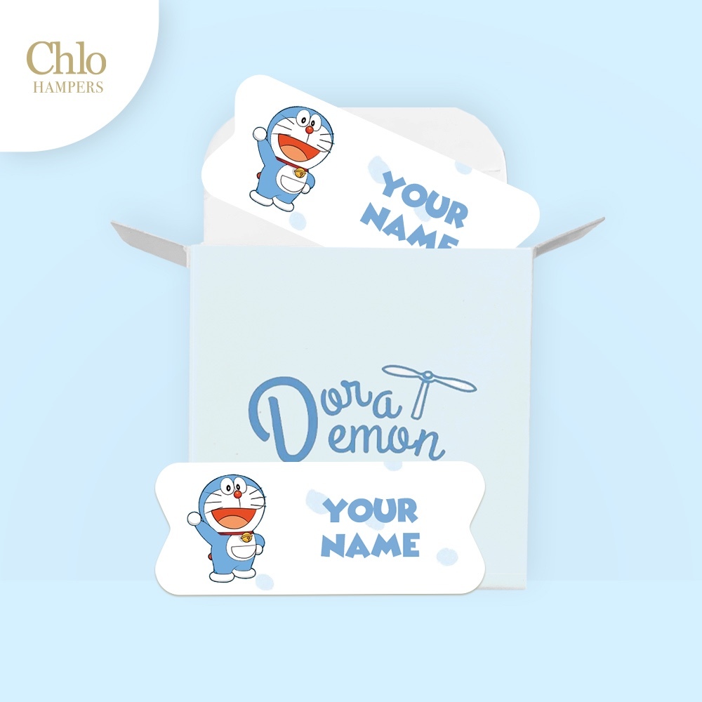 Jual Stiker Nama Custom Waterproof Doraemon | Shopee Indonesia