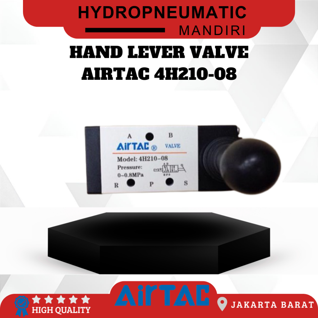 Jual Hand Lever Valve AIRTAC 4H210-08 | Shopee Indonesia