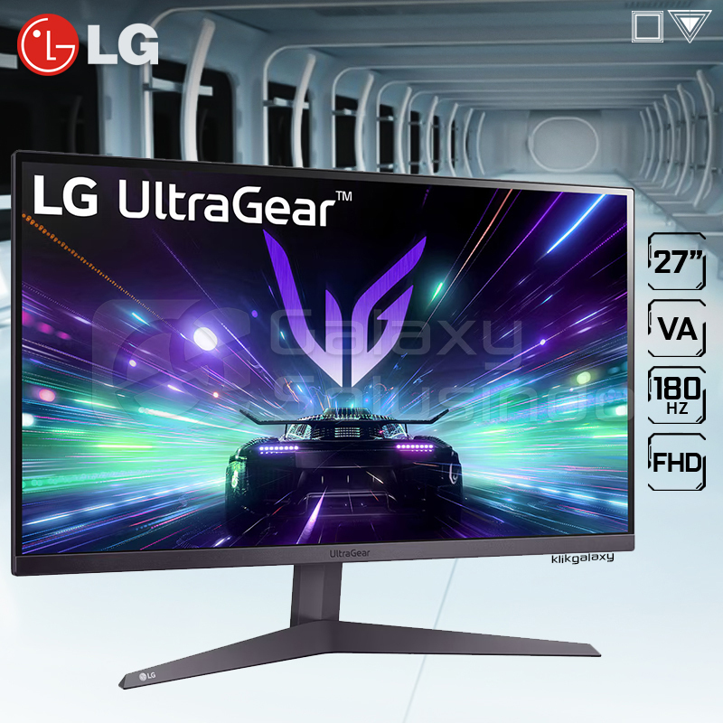 Jual LG 27GS50F-B UltraGear FHD VA 27" 180Hz 1ms Freesync Gaming Monitor | Shopee Indonesia