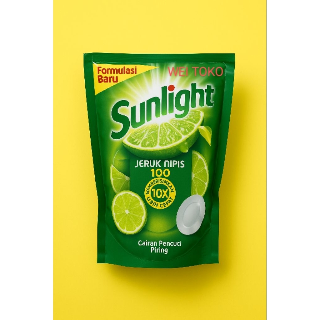 Jual Sunlight Jeruk Nipis 100 UKURAN POUCH 1500 ML - Cairan Pencuci Piring 1500 ml | Shopee ...