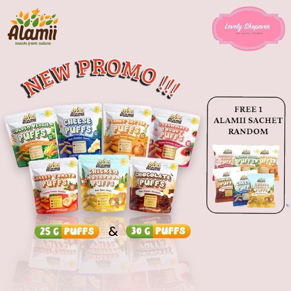 Jual Alamii Puffs Kids Friendly Snack | Shopee Indonesia