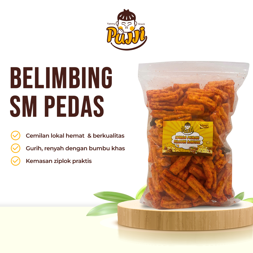 Jual PUJJI SNACK - Kerupuk Belimbing Daun Jeruk / Kerupuk Belimbing ...