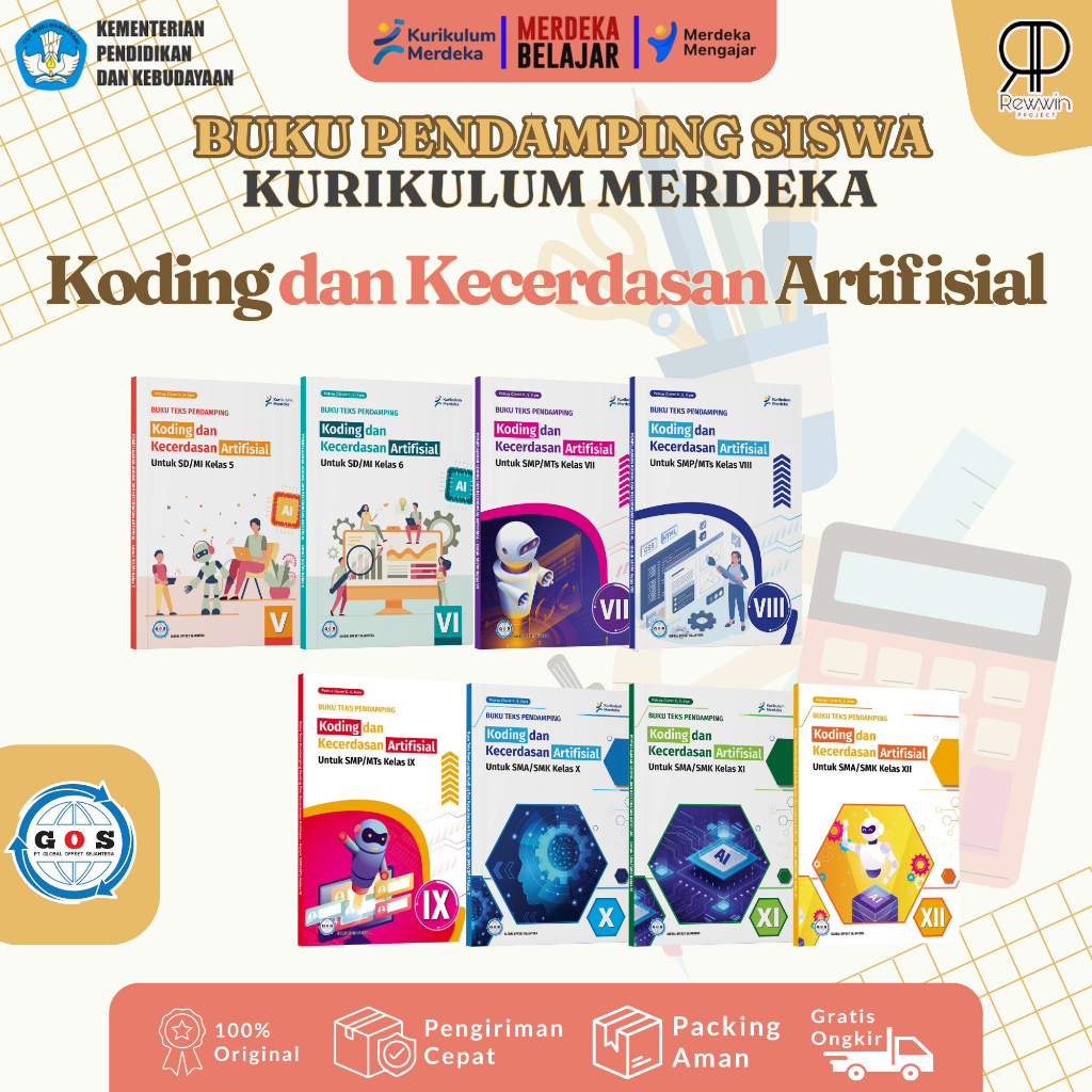 Jual Buku Koding dan Kecerdasan Artifisial | Kurikulum Merdeka ...
