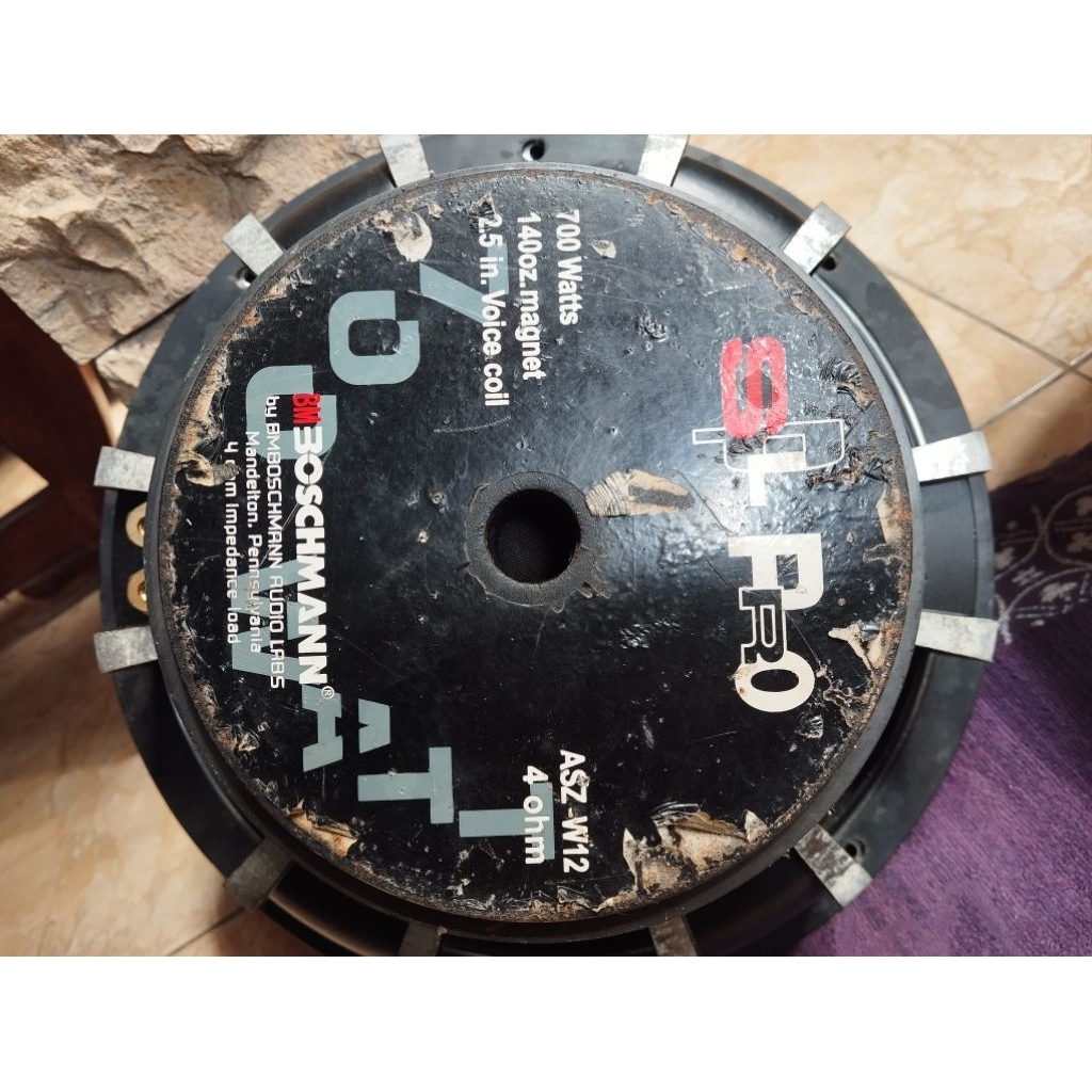 Jual speaker Subwoofer BM Boschmann 12 inch 700 watt double magnet ...