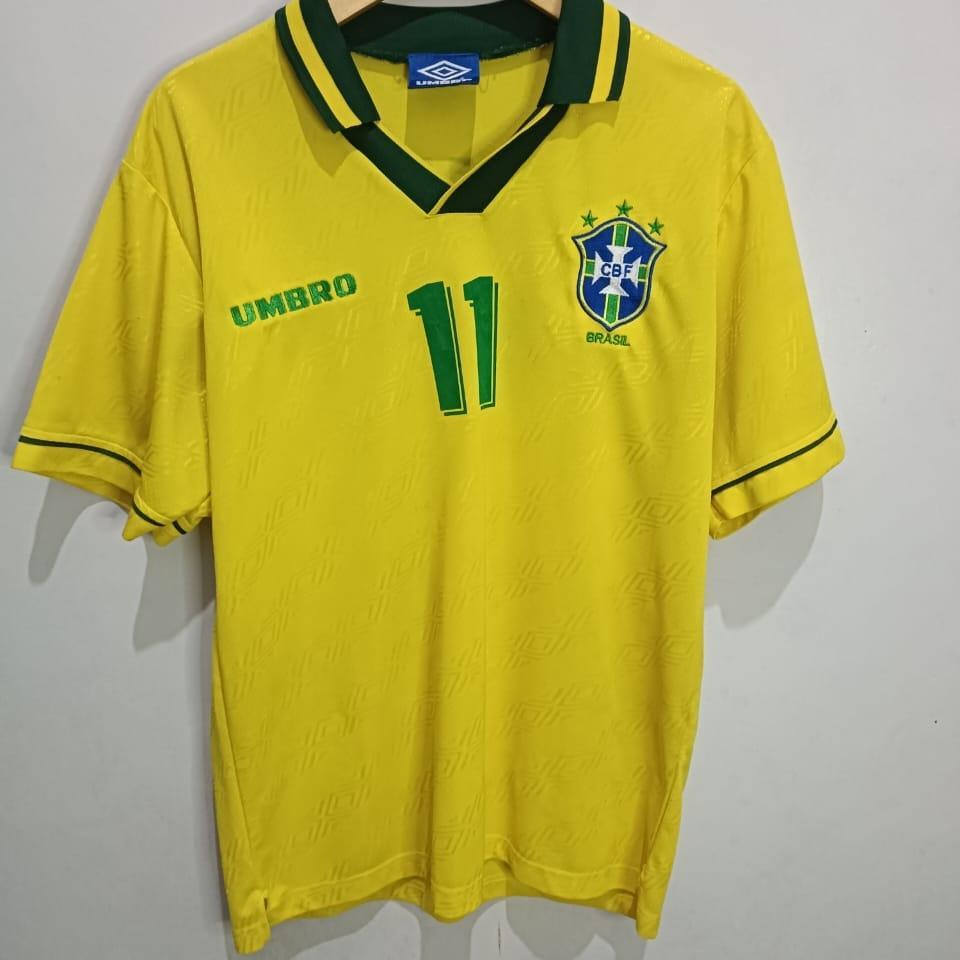Jual Jersey Timnas Brazil 1994 home template second | Shopee Indonesia