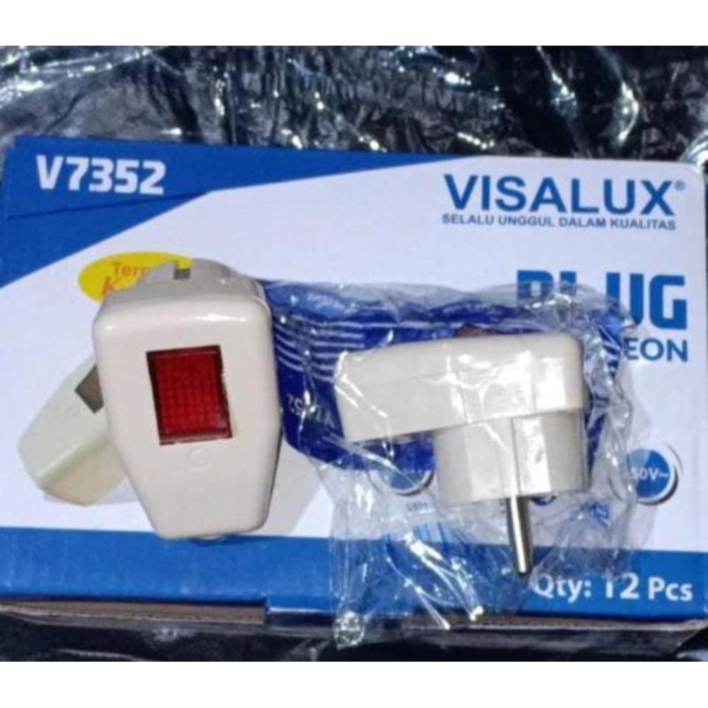 Jual Visalux Steker Saklar Lampu V7352 Colokan Plug Cok Switch Arde Terminal kuningan stopKontak ...