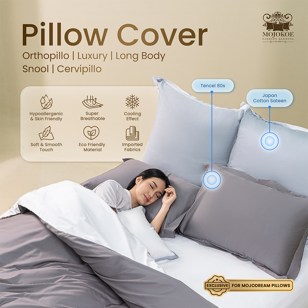 Jual MOJOKOE COVER PILLOW BOLSTER SARUNG GULING BANTAL JUMBO PANJANG ...