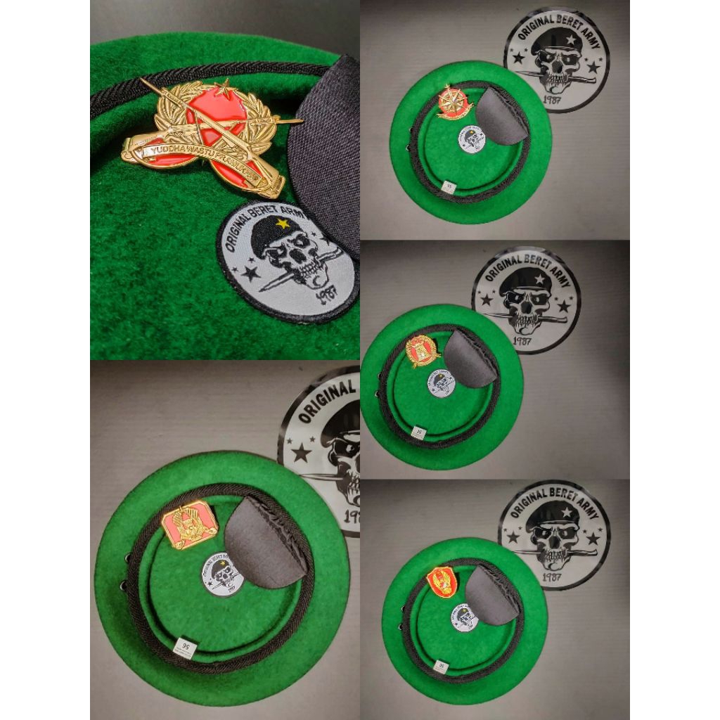 Jual BARET HIJAU TENGKORAK ***1987*** | Shopee Indonesia