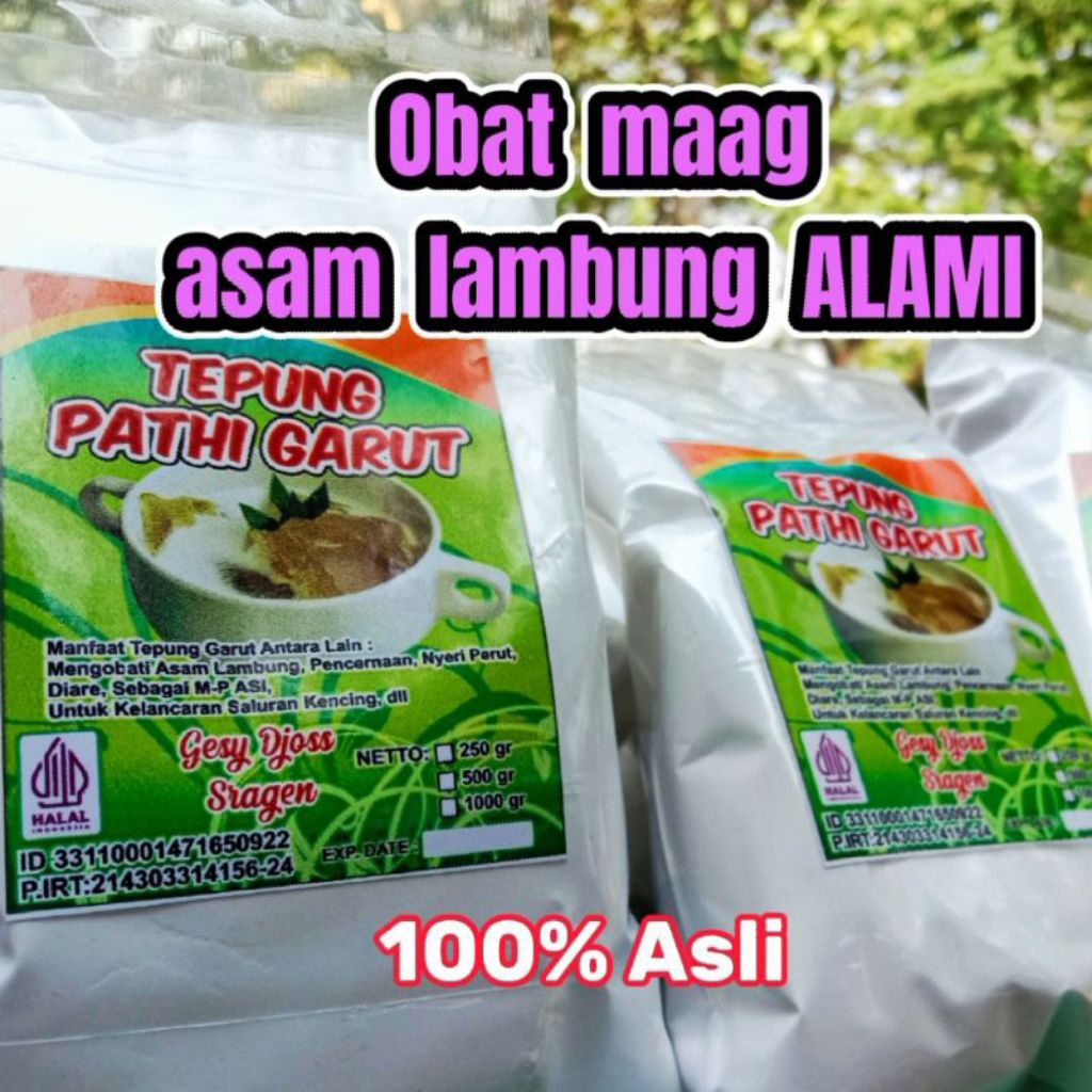 Jual Tepung Pati Garut kemasan 500gram dan gula 250gram | Shopee Indonesia