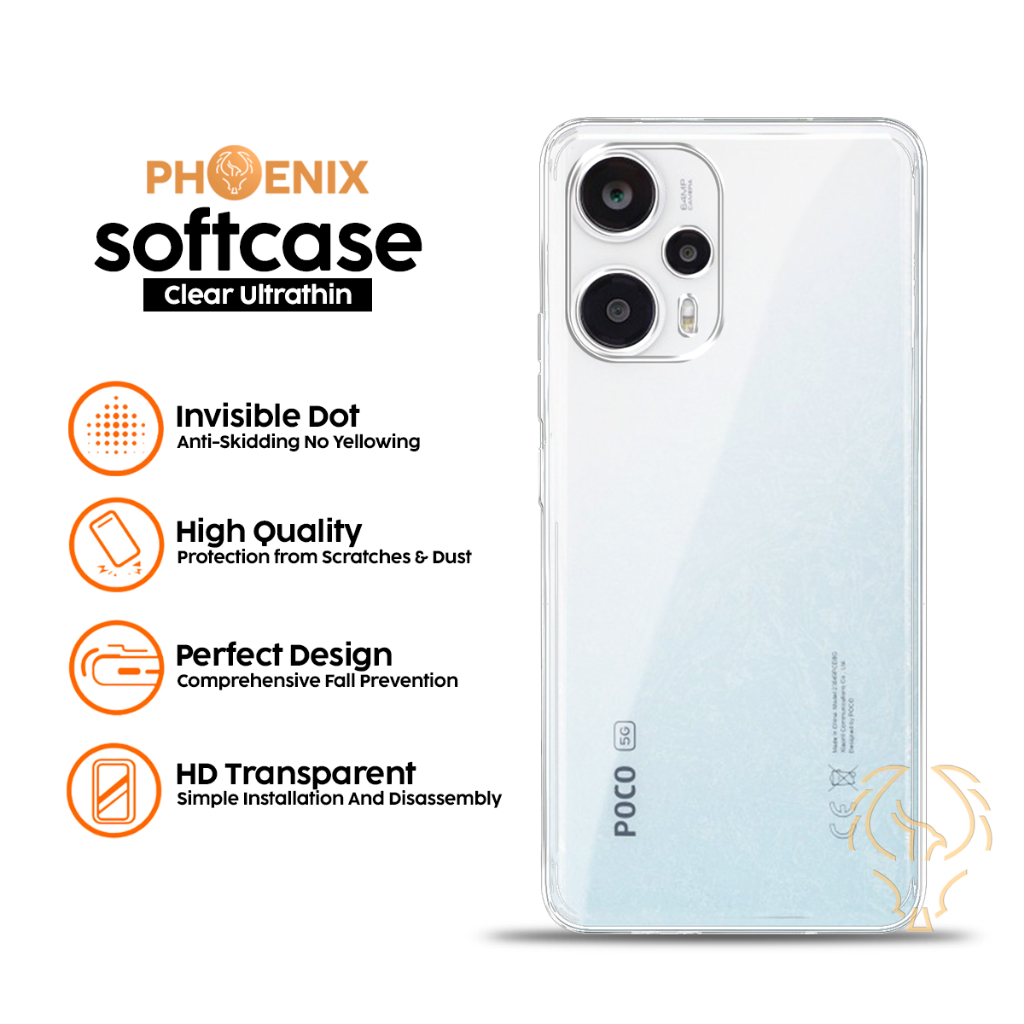 Jual Soft Case Xiaomi Poco F5 5G Casing Ultra Thin Clear | Shopee Indonesia