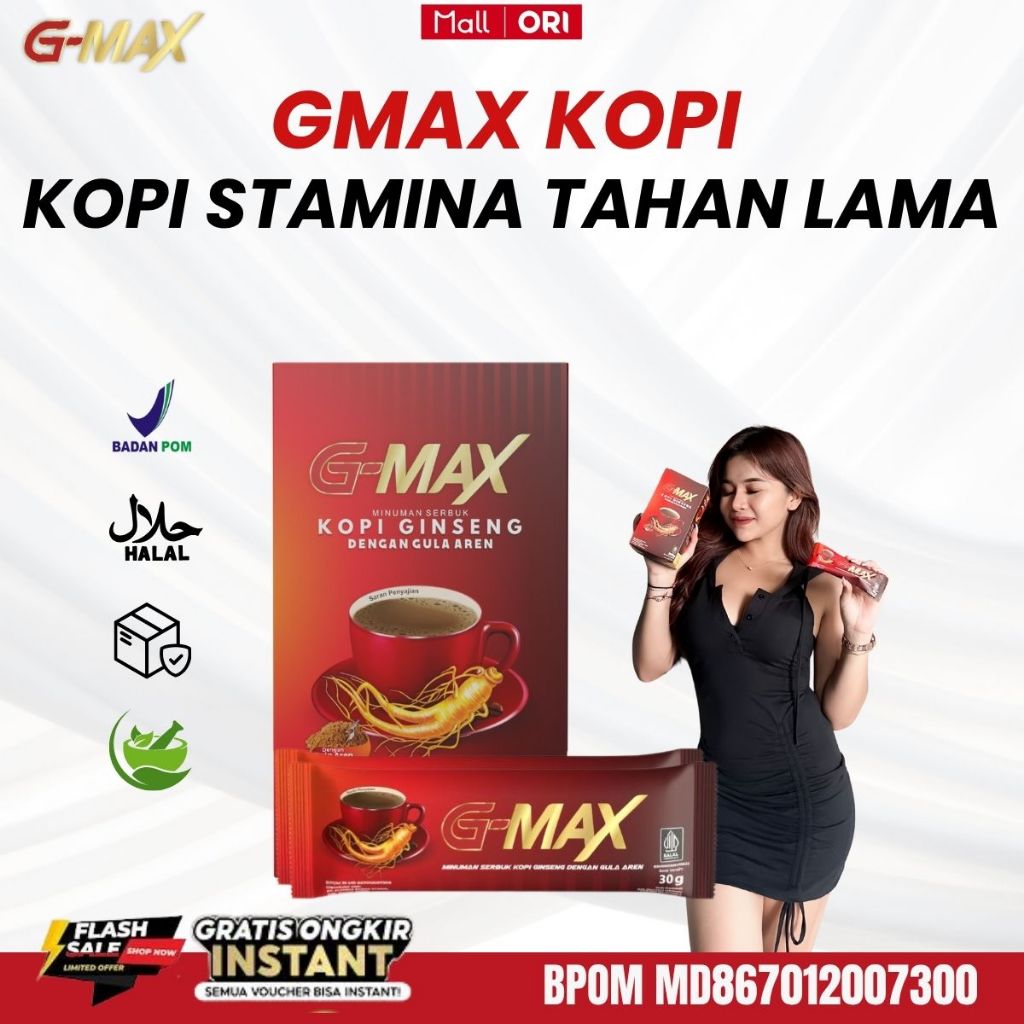 Jual KOPI GMAX kopi membantu menambah stamina kopi stamina pria ...