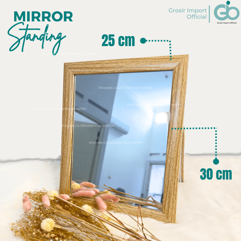 Jual Kaca Cermin Aesthetic Frame Gantung Dinding 25 X 30 Kamar Mandi ...