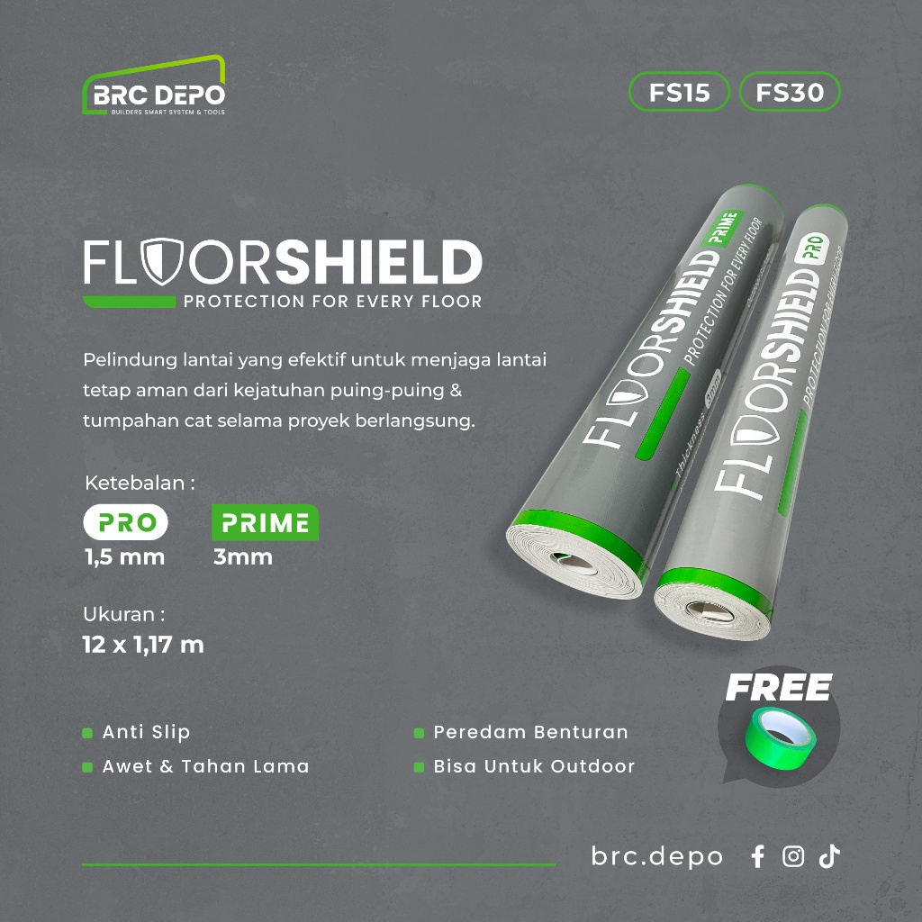 Jual Floorshield Alat Pelindung / Proteksi Lantai FS15 & FS30 - BRC ...