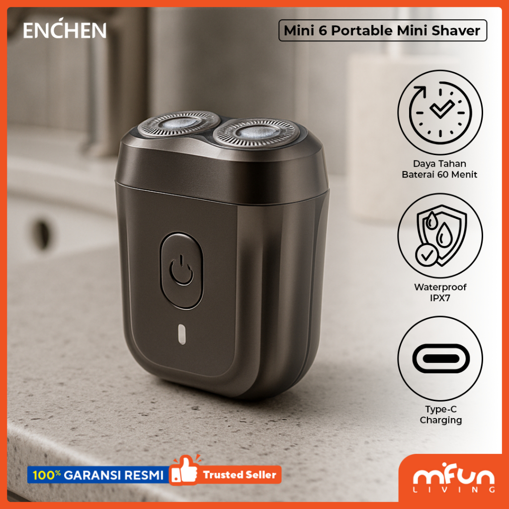 Jual ENCHEN Mini 6 Portable Mini Shaver Alat Cukur Jenggot Elektrik ...