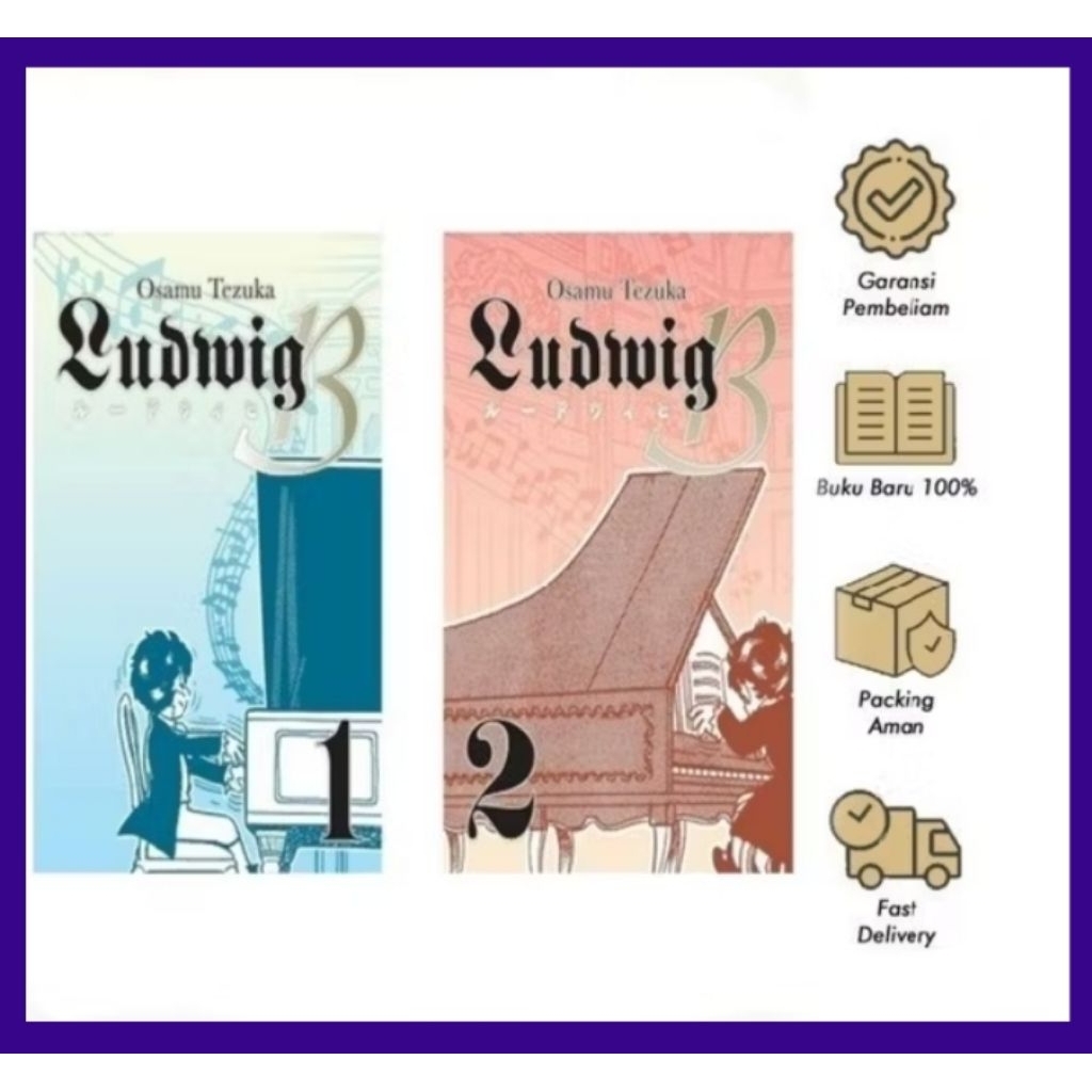 Jual paket 2 buku komik mabah: Ludwig B vol1&2 by Osamu Takuza | Shopee ...