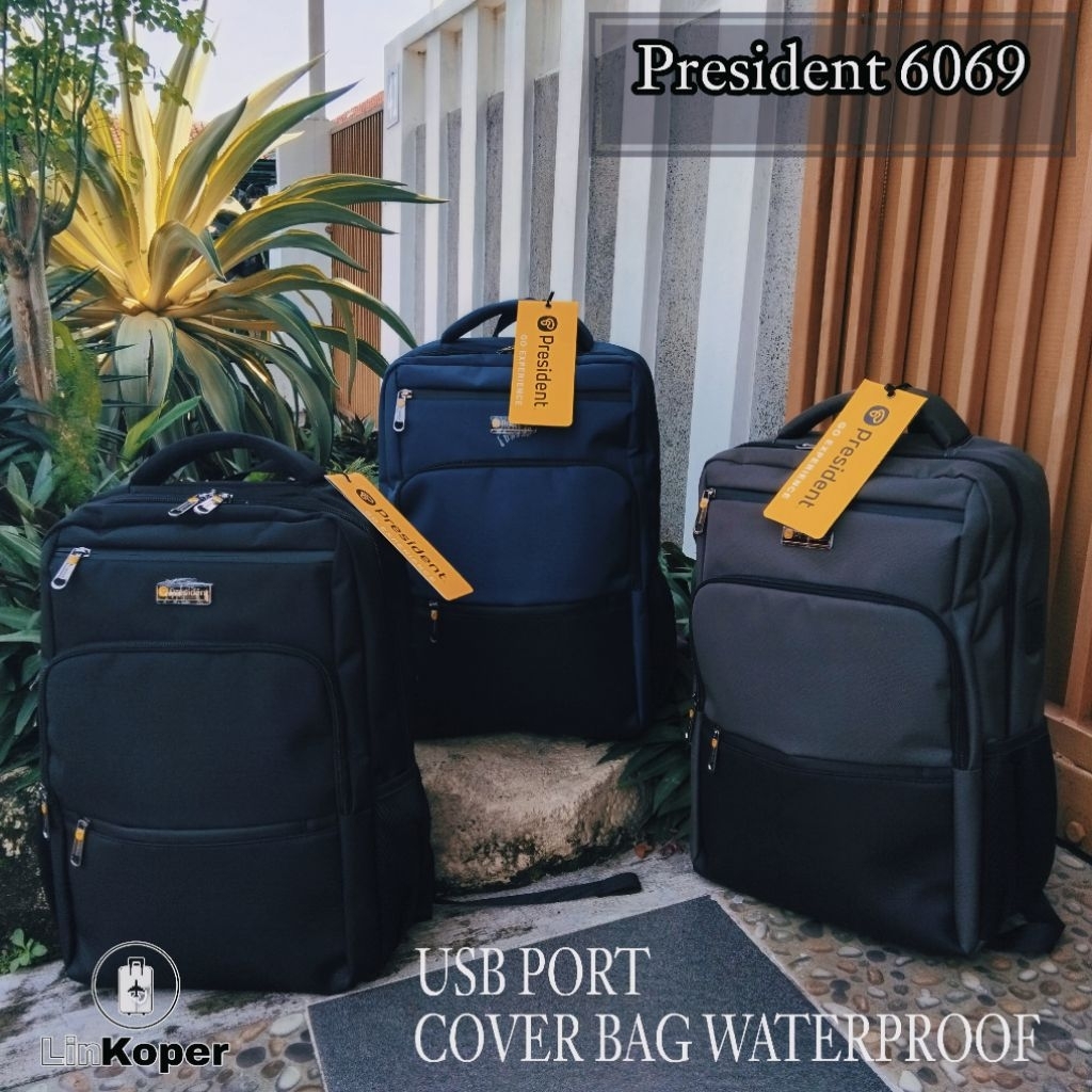 Jual TAS RANSEL LAPTOP PRESIDENT 17 INCH 100% ORIGINAL | Shopee Indonesia