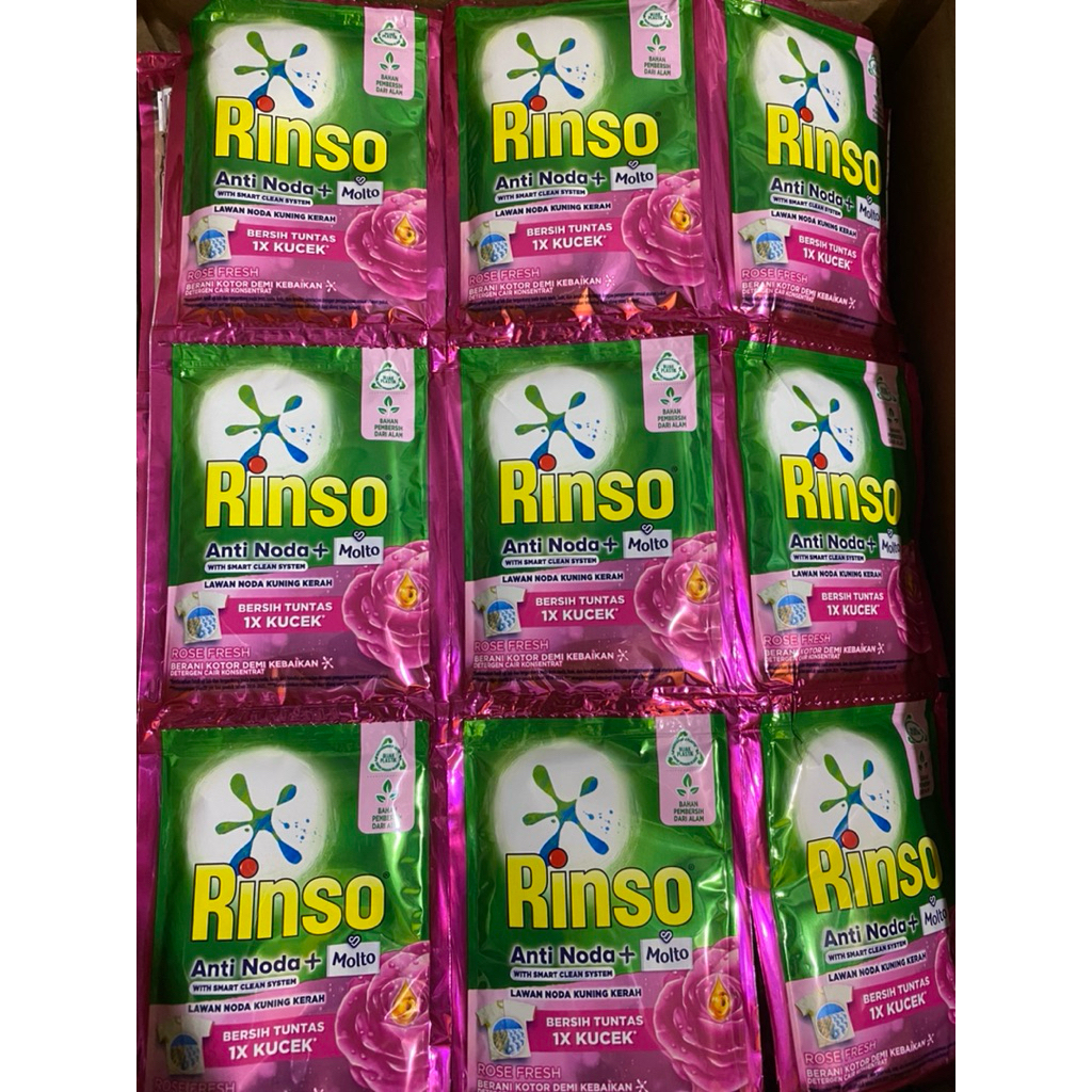 Jual RINSO LIQUID EXTRA MOLTO ISI 36 PCS | Shopee Indonesia