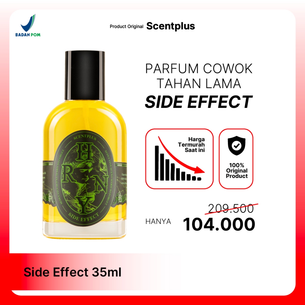 Jual Parfum Cowo Tahan Lama - HRNY Side Effect | Shopee Indonesia