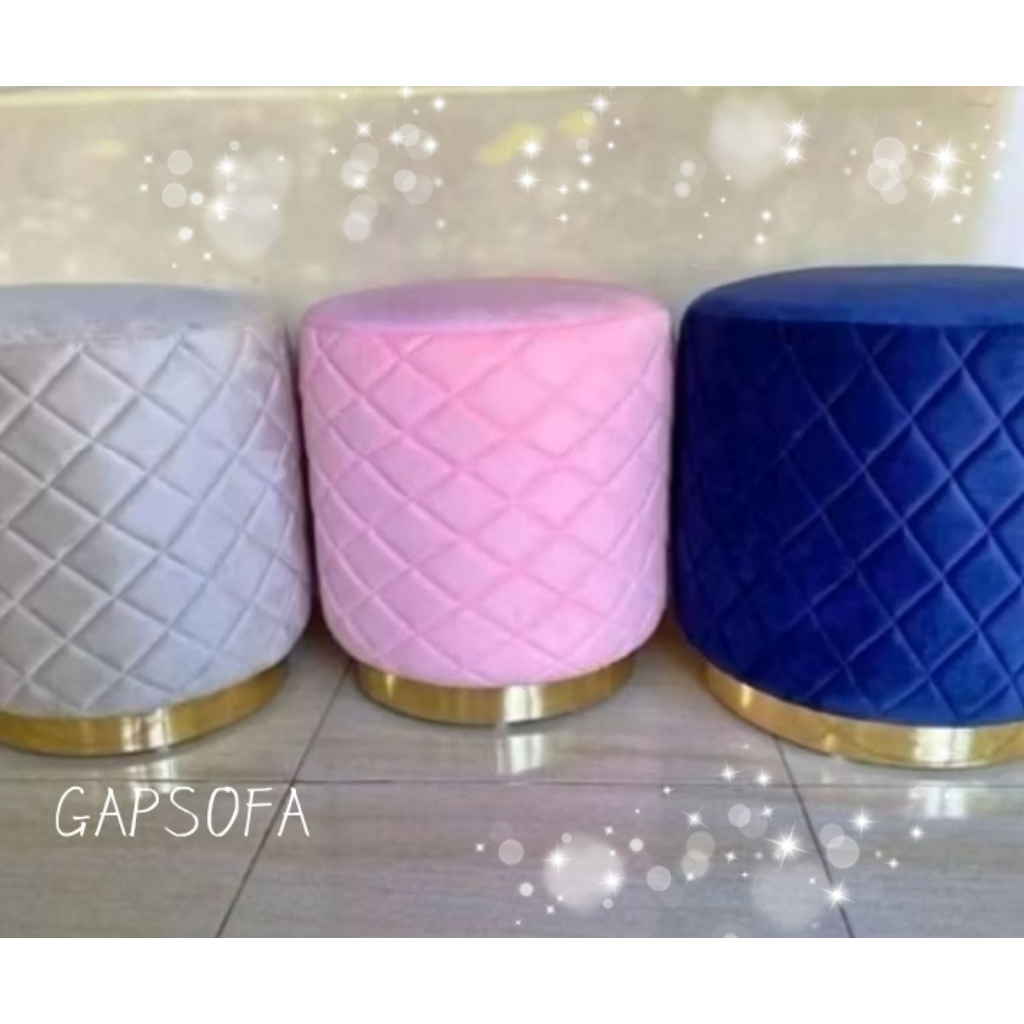 Jual Sofa Stool wajik / kursi Meja Rias / Stool aesthetic / Stool ...