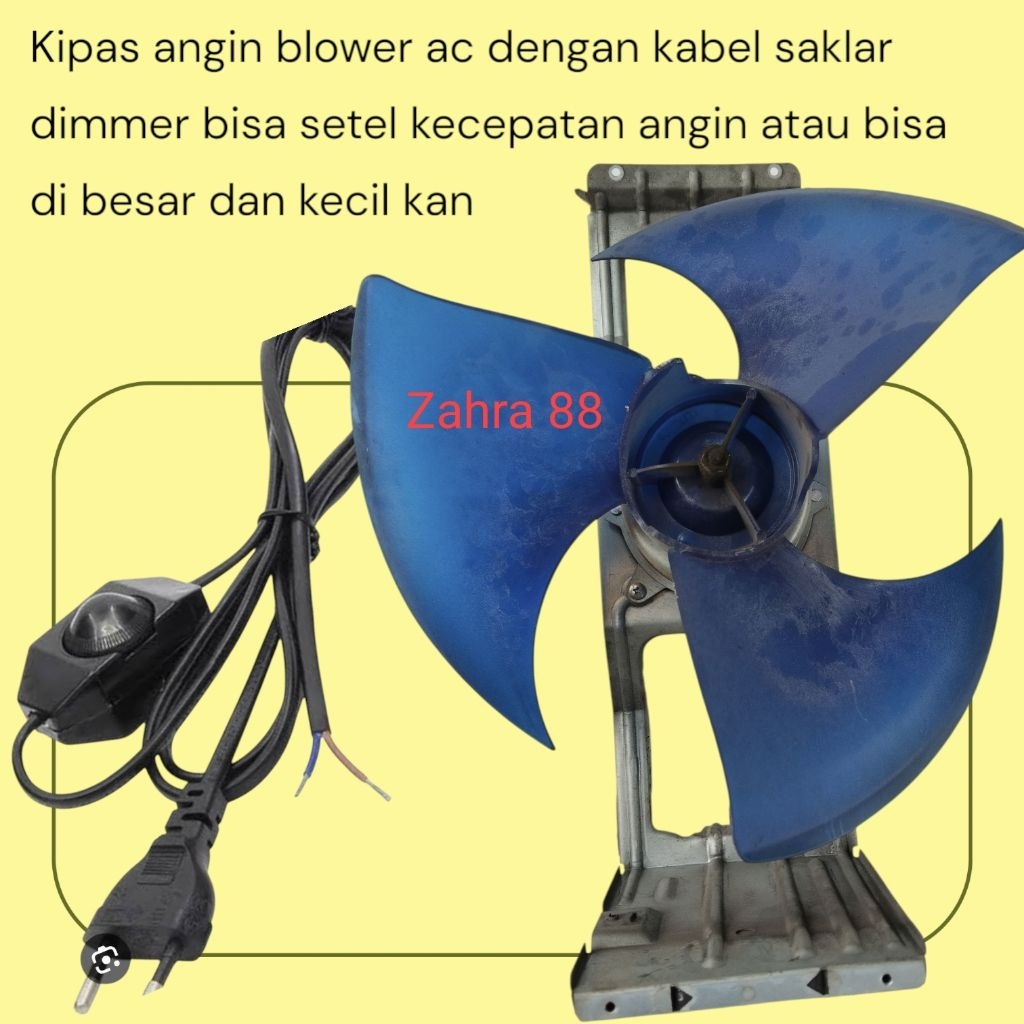 Jual DIMMER KIPAS ANGIN BLOWER AC 2PK 3 DAUN DENGAN KABEL COLOKAN ...