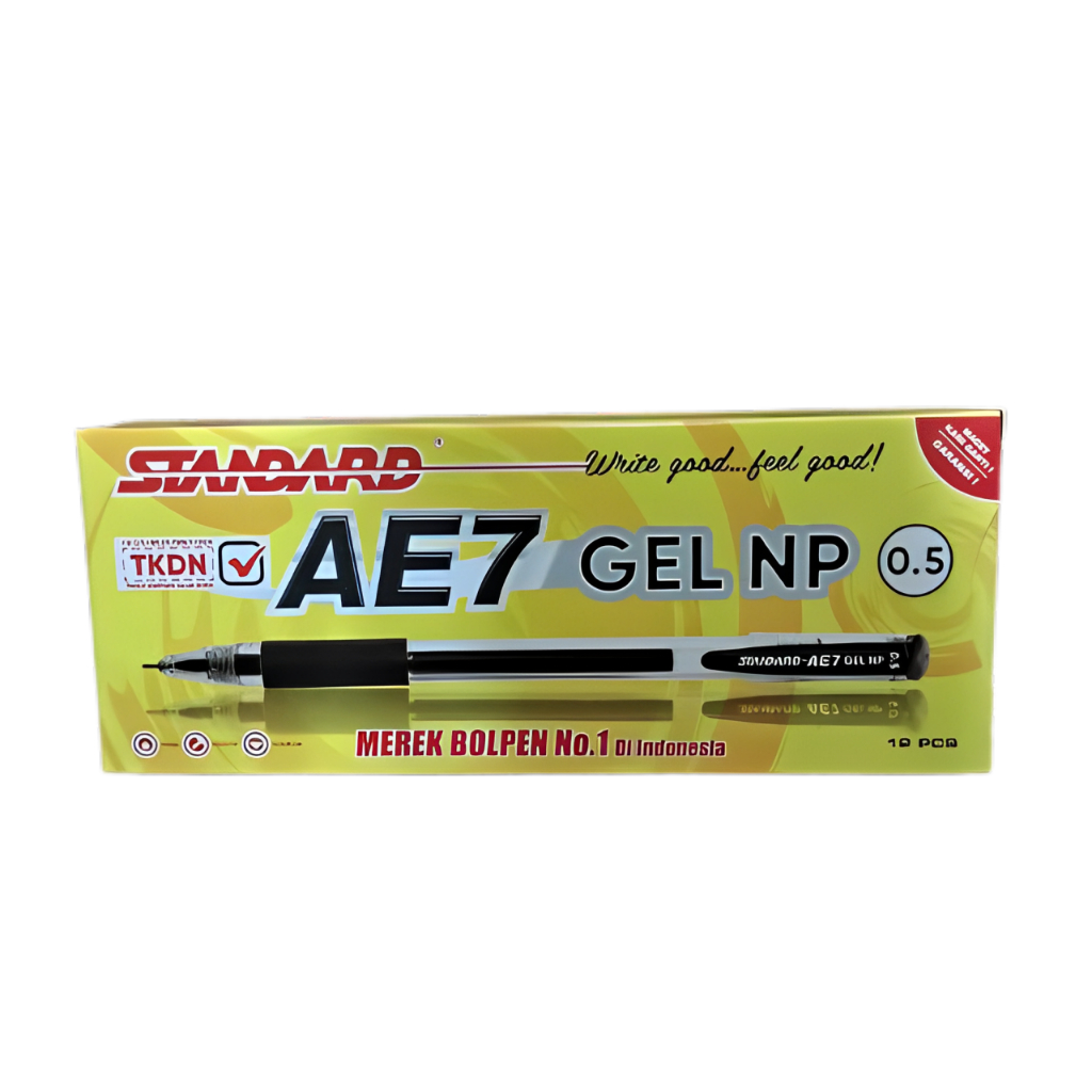 Jual 1 pack / Pulpen AE7 Gel NP 0.5 Pulpen Standard ( Alat Tulis / Pen / Ballpoint / Pena ...