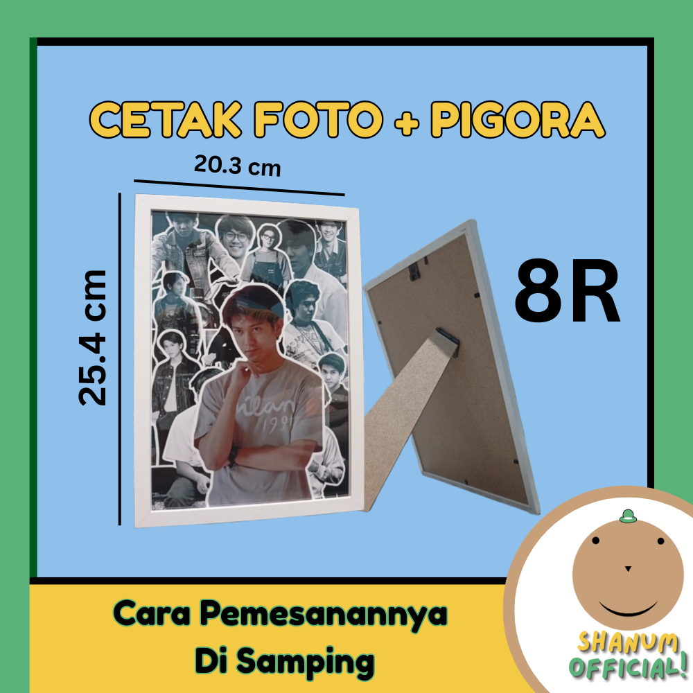 Jual Cetak Foto 8 R + Pigora / Cetak Foto Keluarga / Cetak Foto Custom / Cetak Foto Couple ...