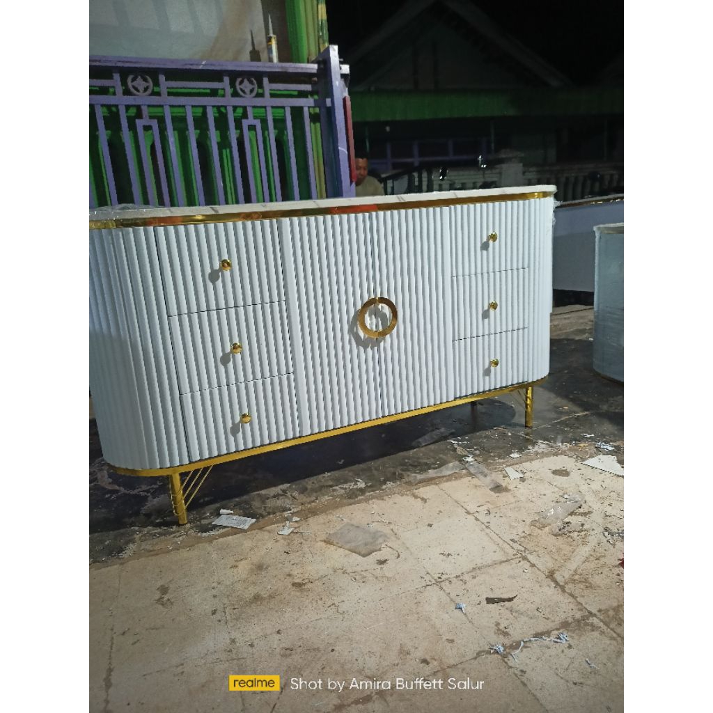 Jual [Custom Made] Bufet Oval Premium Elestra | Diswar Credenza ...