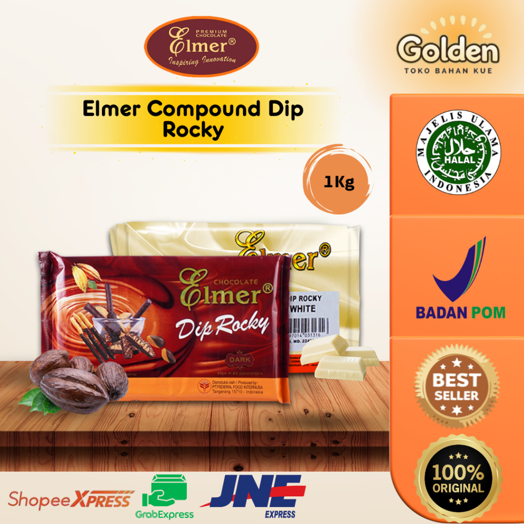 Jual Elmer Compound Dip Rocky Dark & White 1kg | Shopee Indonesia