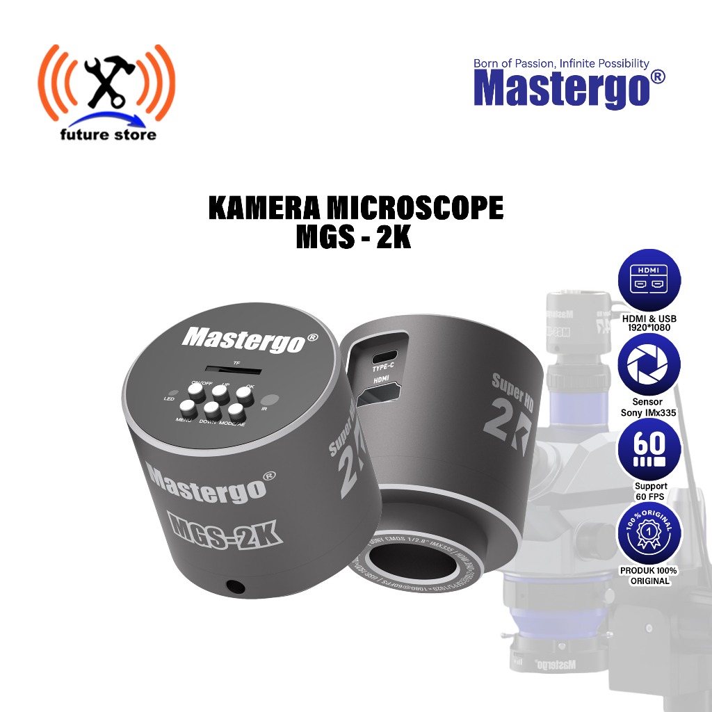Jual MASTERGO MGS-2K CAMERA HD MICROSCOPE ORIGINAL - KAMERA MIKROSKOP ...