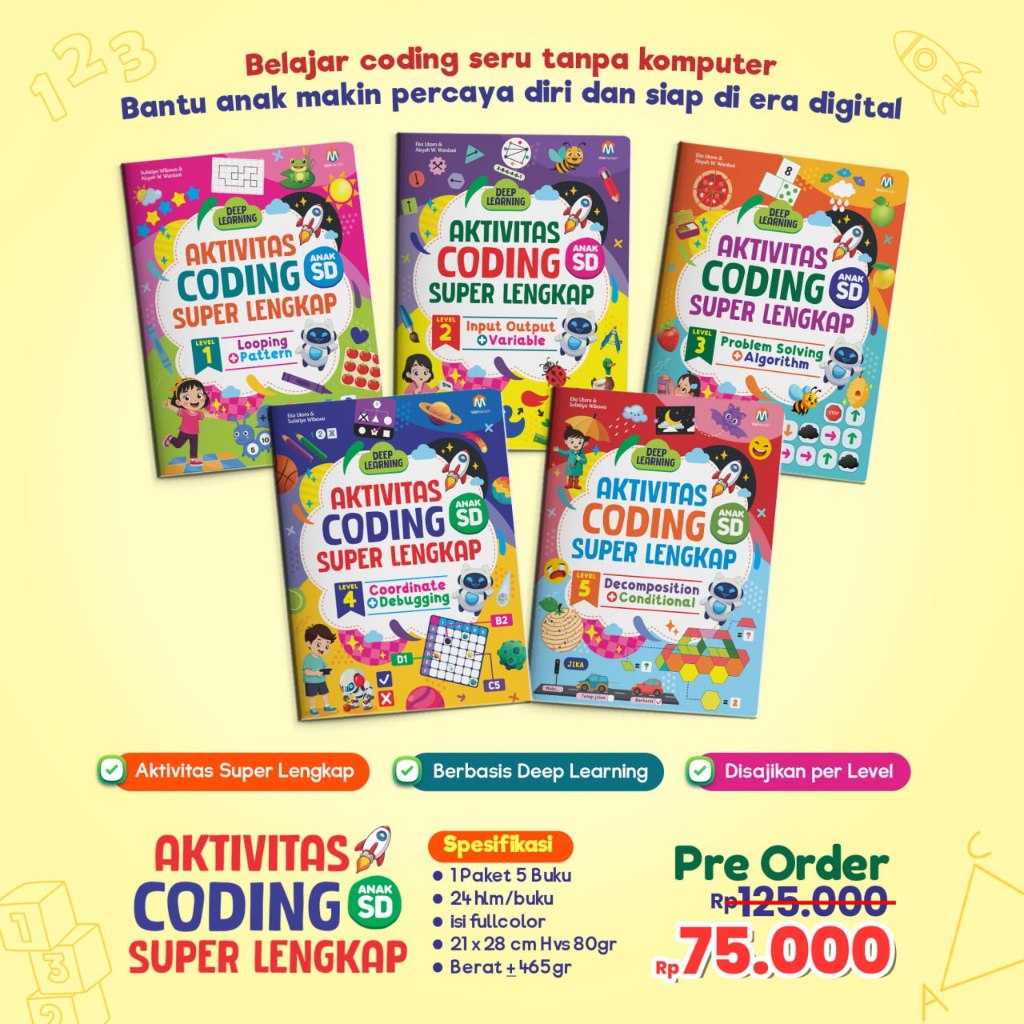 Jual Aktivitas Coding Super Lengkap | Shopee Indonesia