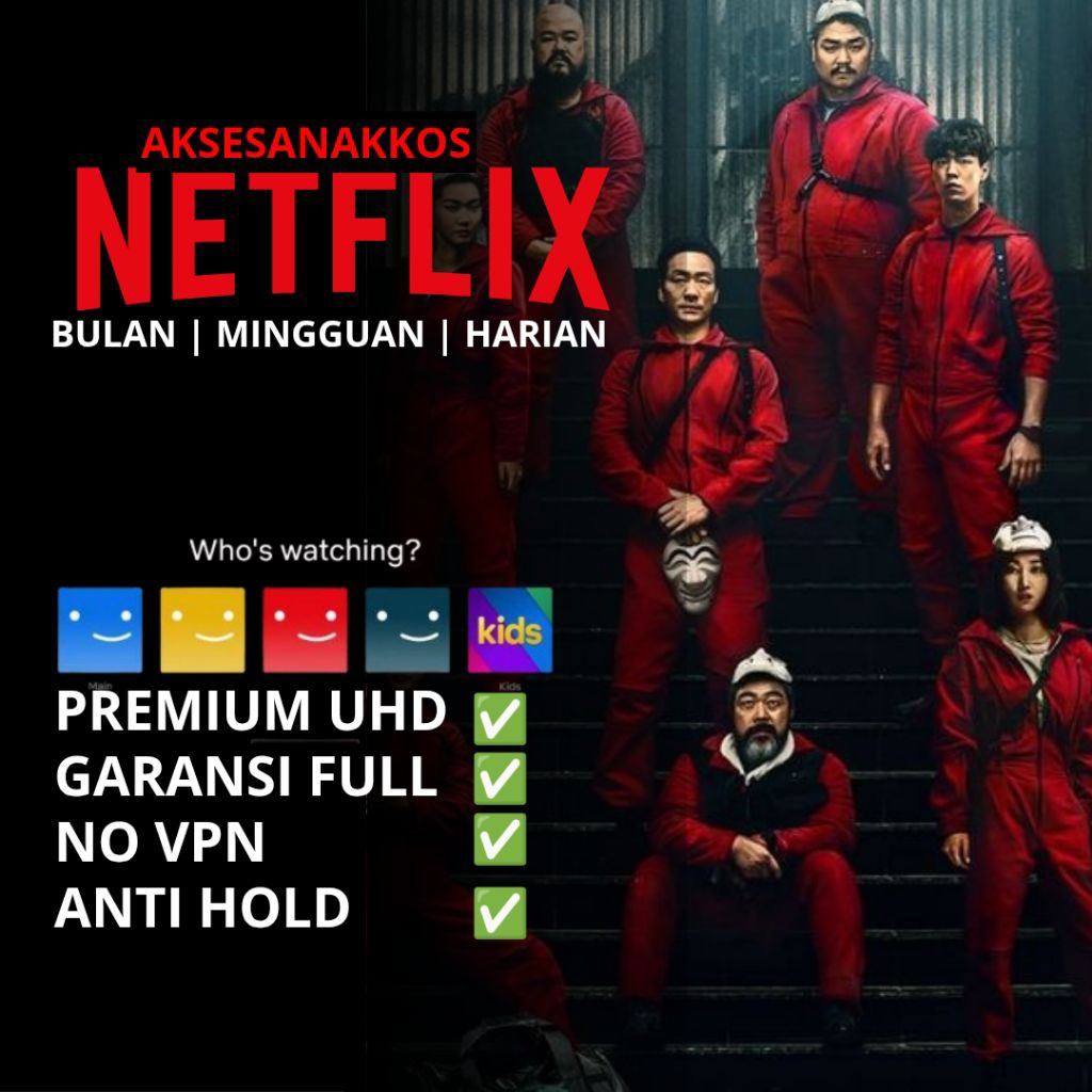 Jual NETFLIX PREMIUN 1p2u FULL GARANSI 4K ULTRA HD PRIVATE | Shopee ...