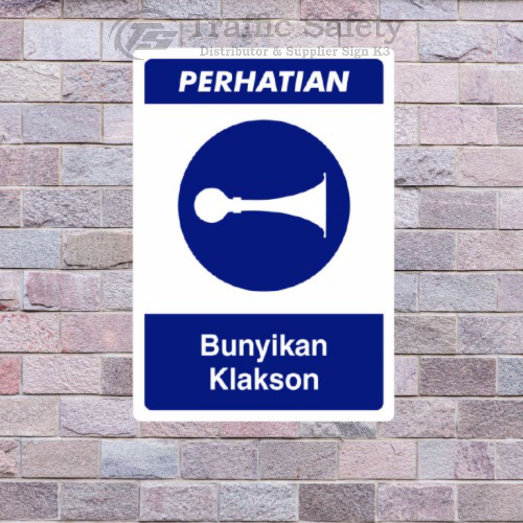 Jual Rambu bunyikan klakson 15x20 cm | Shopee Indonesia
