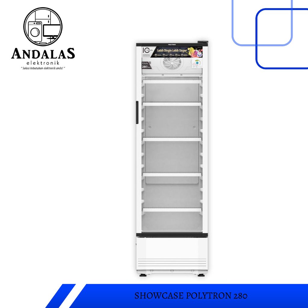 Jual Showcase Polytron 280 Polytron Showcase SCN 280 L 5 Rak Display ...