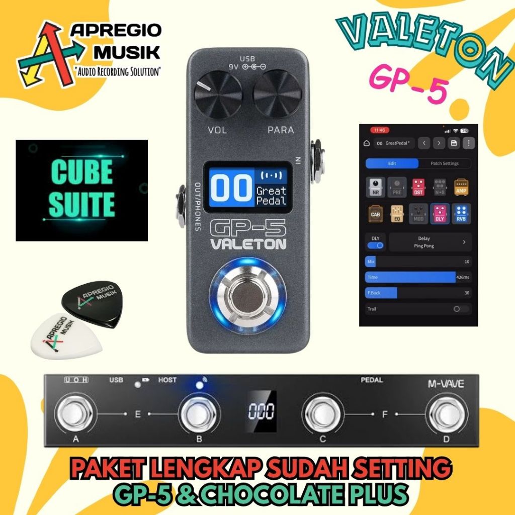 Jual Valeton GP5 GP-5 Multi-FX Amp And IR Loader Mini Pedal effect ...