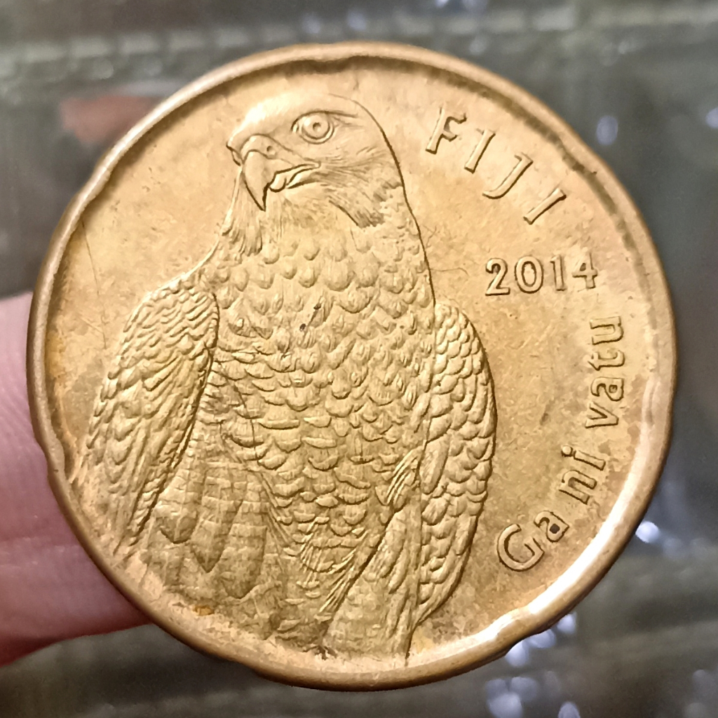 Jual Koin Kuno Fiji 2 Dollar Peregrine Falcon (Ga Ni Vatu) | Shopee ...