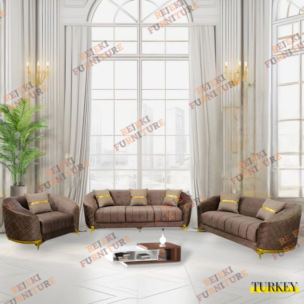 Jual Sofa set Saga Turki 3+2+1 | Shopee Indonesia