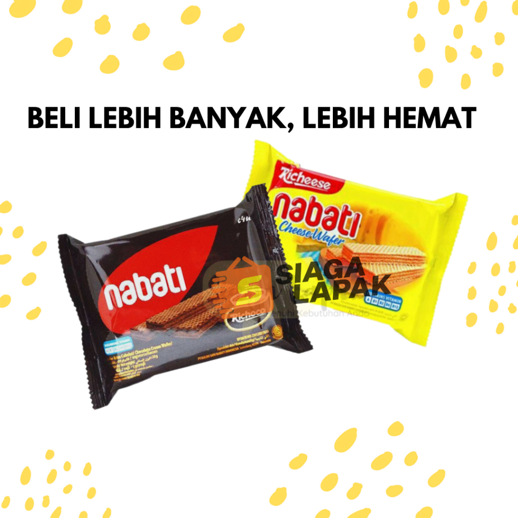 Jual Nabati Wafer 37gr MINI ECERAN 1 PCS Richeese Richoco Keju Coklat ...