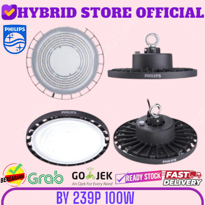 Jual PHILIPS BY239P LED120 6500K 100W -Lampu Philips Highbay LED BY ...