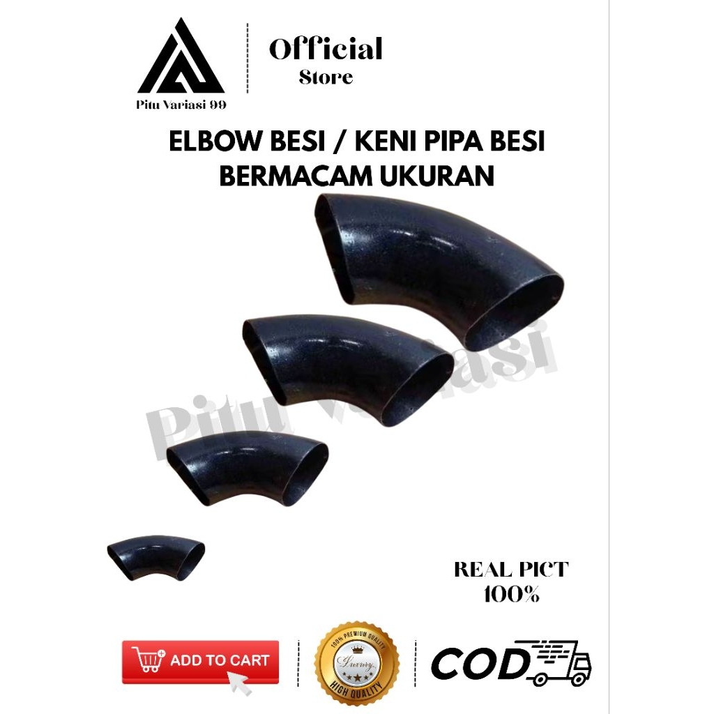 Jual ELBOW BESI / KENI PIPA BESI BERMACAM UKURAN | Shopee Indonesia