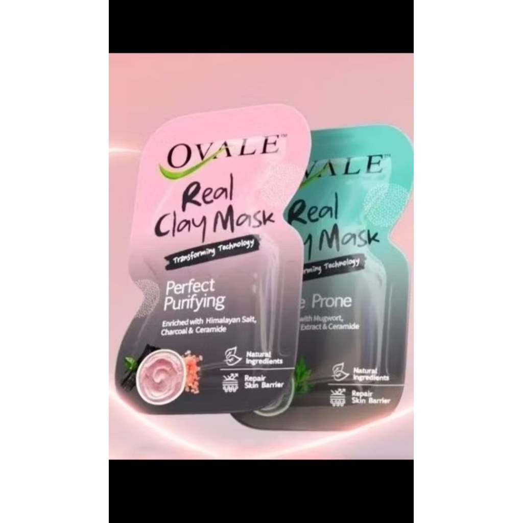 Jual Masker wajah Ovale Real Clay Mask | Shopee Indonesia