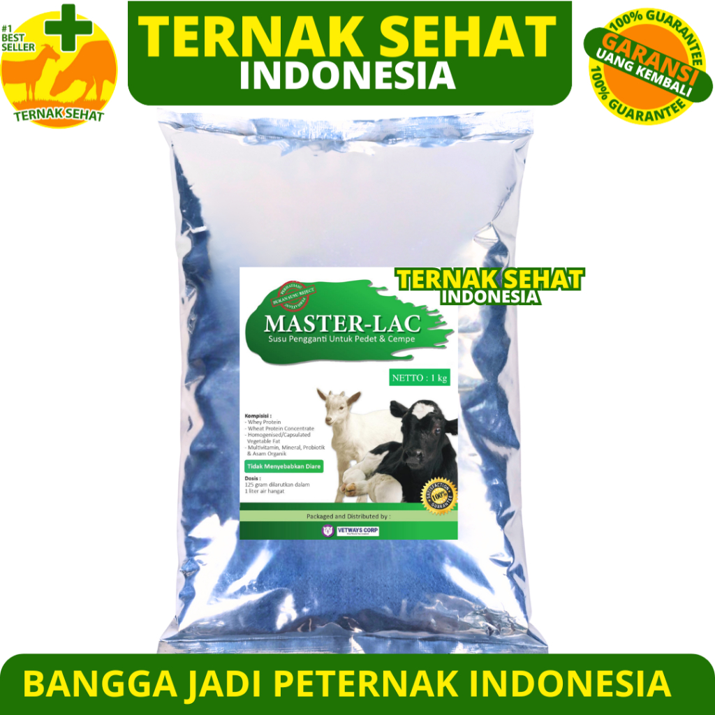 Jual Susu Ternak MASTER LAC - Masterlac untuk Optimalkan Pertumbuhan ...