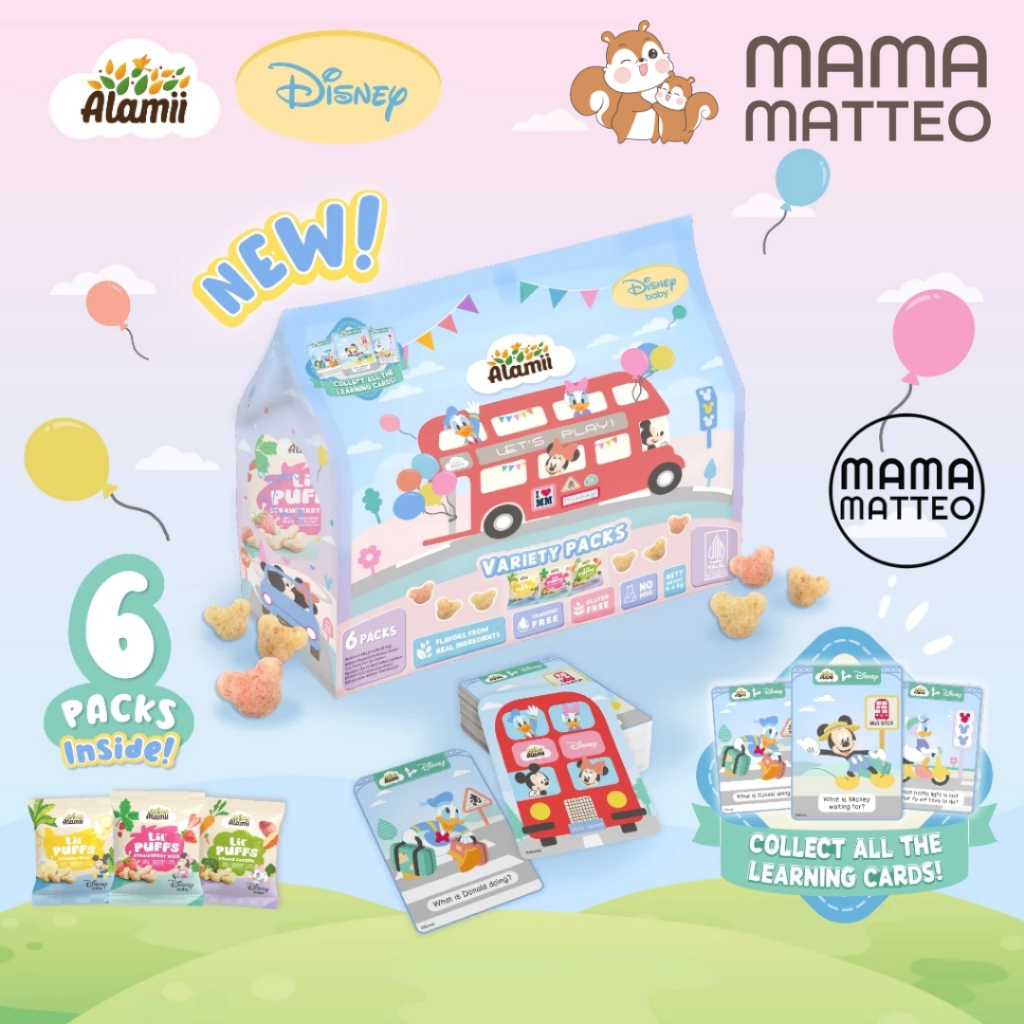 Jual ALAMII PUFFS & LIL' PUFFS PACKS x DISNEY 100 Snack Bayi Anak ...