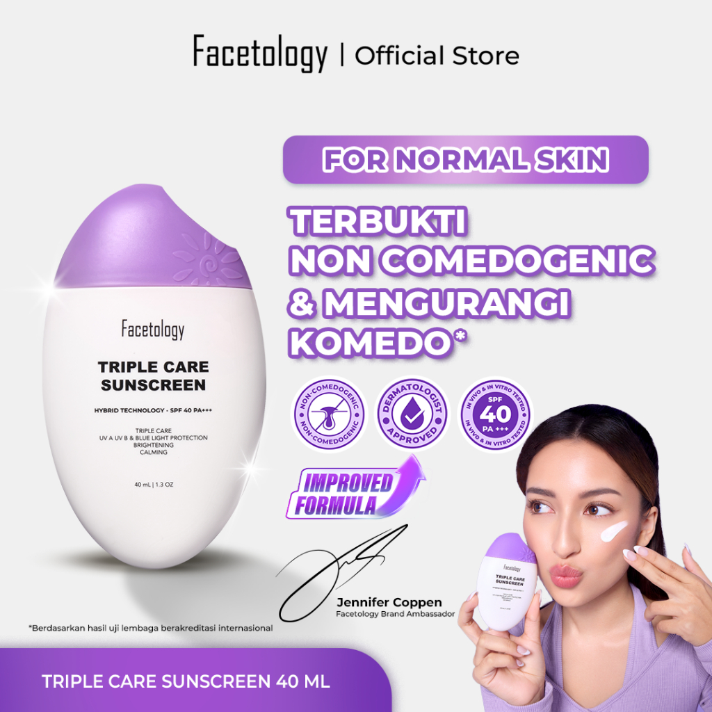 Jual [Exclusive] Facetology [IN VIVO & NON COMEDOGENIC SUNSCREEN TESTED ...